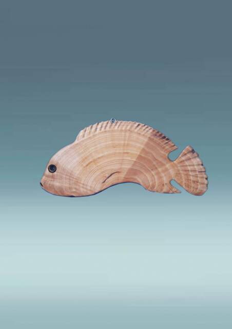 Wooden Fish, Wood Nautical Decor, Wall Fishing Gift, Fish Hanging Sea ...
