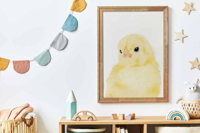 Posters For Children's Rooms & Baby Portrait Pictures Animals Children ...