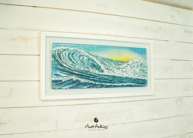 Surfer's Wave Sun in A Frame 60x30cm/23x12 by Etsy | ufurnish.com