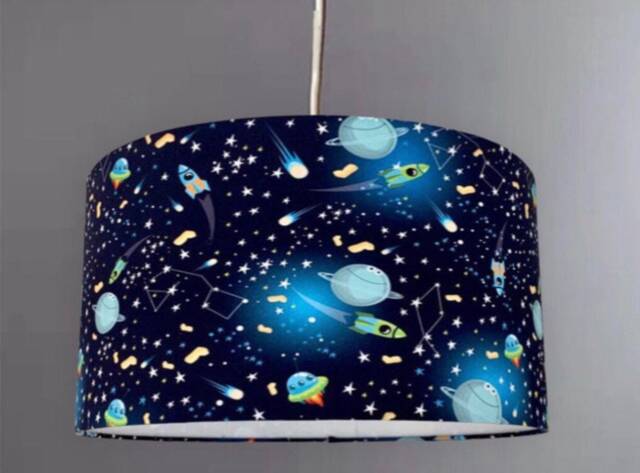 New Luxury High Quality Kids Children's Room Space Rockets Ship Planets ...