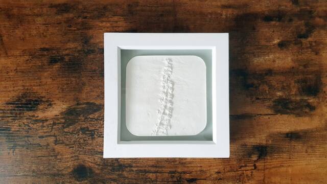 Botanical Bas Relief Plaster Cast Tiles Box Frame - Heather by Etsy ...