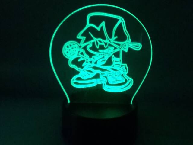Friday Night Funkin Multi-Color Led Light - Desk Lamp With Ios/Android ...