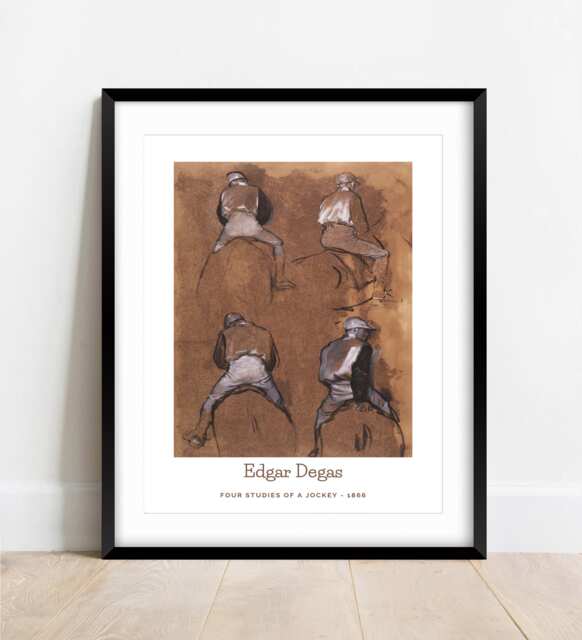 Edgar Degas Horse Racing Art Print Jockey Studies by Etsy | ufurnish.com