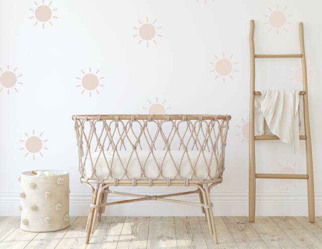 Mini Sunshine Wall Sticker Decals - Children's Nursery Art Playroom ...