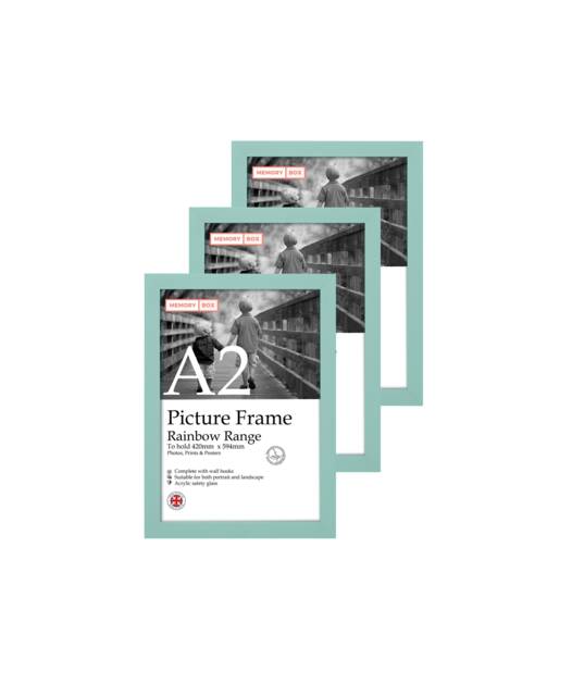 Light Blue Picture Frame Set Of 3 A2, A3, A4 Gallery Wall Frames by ...