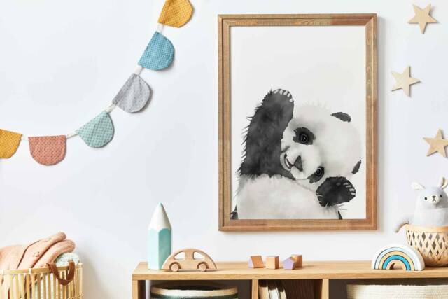 Posters For Children's Rooms & Baby Portrait Pictures Animals Children ...