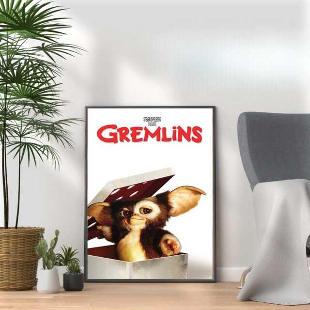 Gremlins - Vintage 80S Movie Print Retro Film Wall Art Collection For ...