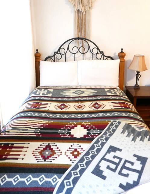 Andean/Alpaca Wool Blanket Handmade Ecuadorian Andes Hand-Loomed ...