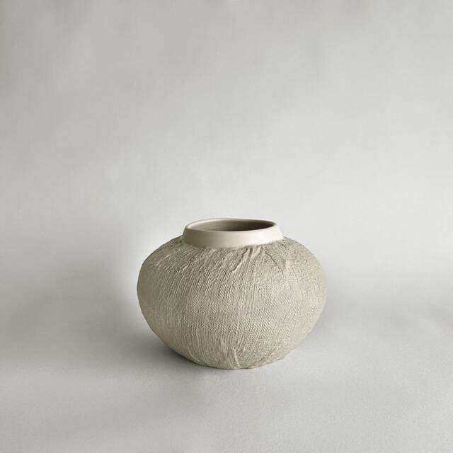 Handmade Beige Ceramic Vase Textured Wabi Sabi Art, Medium by Etsy ...