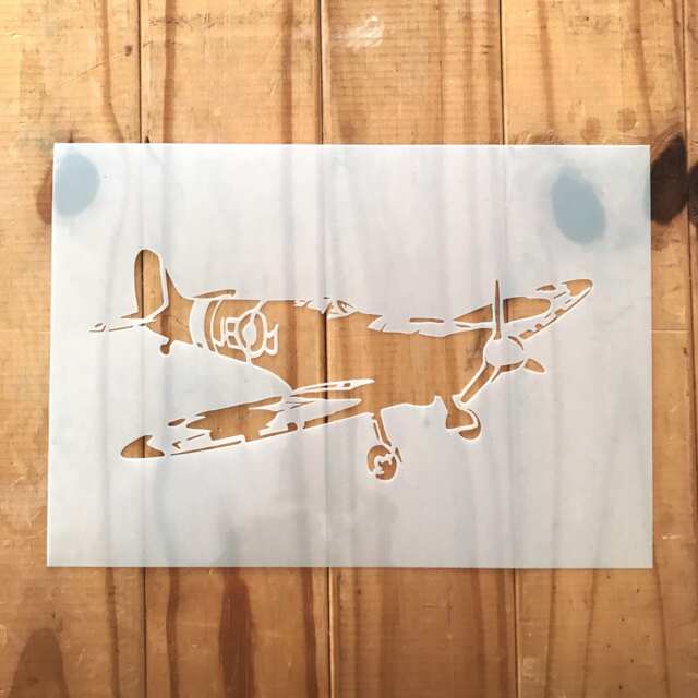 Spitfire Plane Stencil Vintage Style Decor by Etsy | ufurnish.com