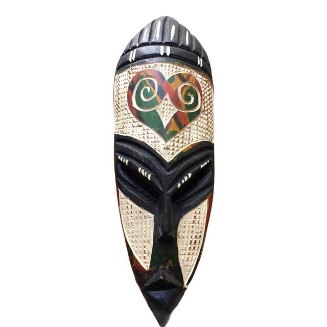 African Wooden Mask For Wall - Wood Mask Decor Hanging by Etsy ...