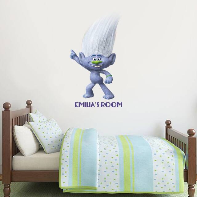 Trolls - Guy Diamond Personalised Wall Sticker by Etsy | ufurnish.com