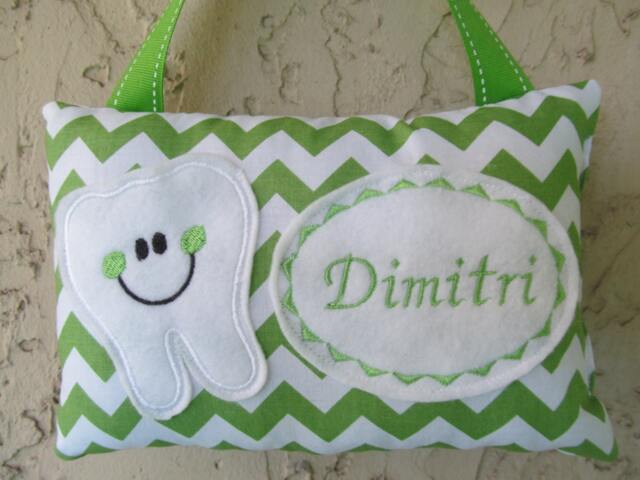 Personalized Tooth Fairy Pillow, Children's Keepsake, Custom Holder ...