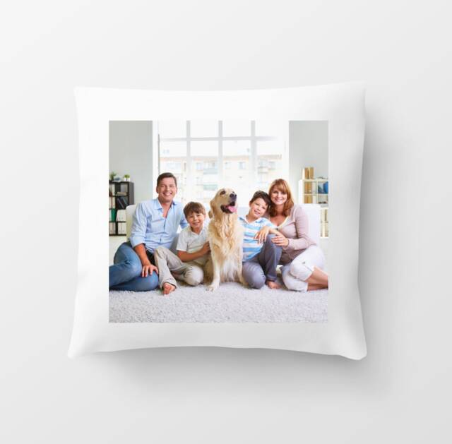 "Personalised Cushion Cover Photo Printed Picture/Logo Text Filling ...