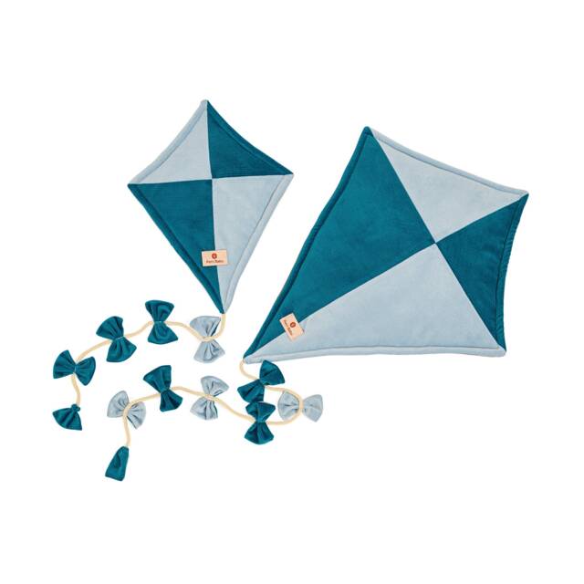 Blue Fabric Kite Wall Decoration For Kids Room, Baby Boy Nursery Wall ...