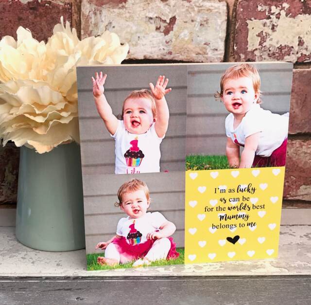 Mothers Day Gift, Mummy Photo Block, Mum Photo, Mom Personalised, Nanny ...