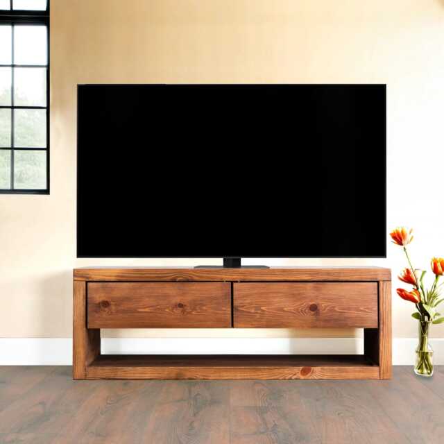 Solid Wood Tv Stand - Reclaimed Timber Style by Etsy | ufurnish.com