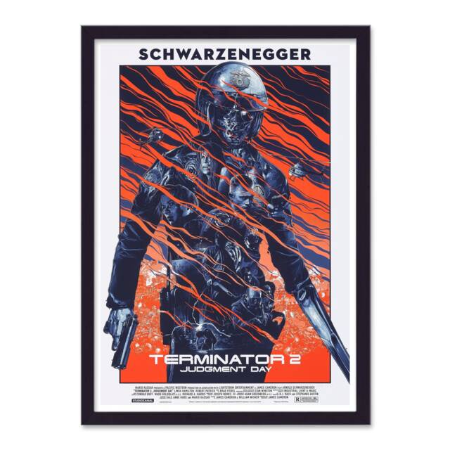 Terminator 2 Reimagined Movie Poster by Etsy | uFurnish.com
