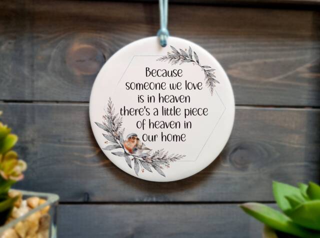 Robin Memorial Ornament Bereavement Remembrance Gift by Etsy | ufurnish.com