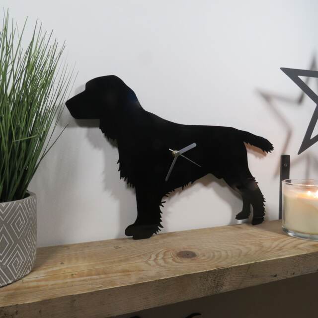 Cocker Spaniel Clock - Wall Silhouette Gifts Dog by Etsy | ufurnish.com