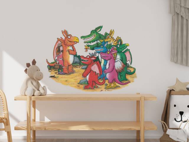 Zog Wall Sticker, Award Decal, & Dragons Gruffalo Friends Sticker by ...