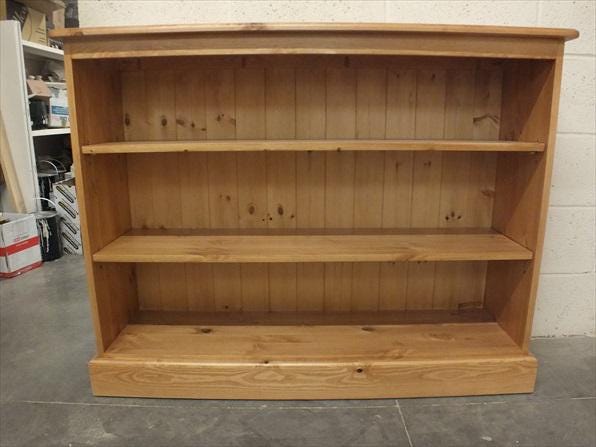 Chase Pine Range 3' X 4' Bookcase With Block Plinth - Bespoke Sizes ...