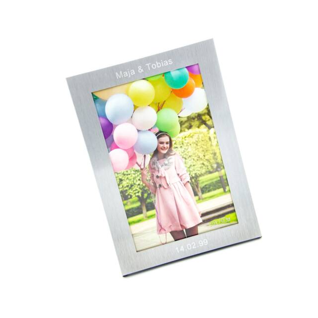 Picture Frame With Engraving - Photo Personalized Individual Names ...
