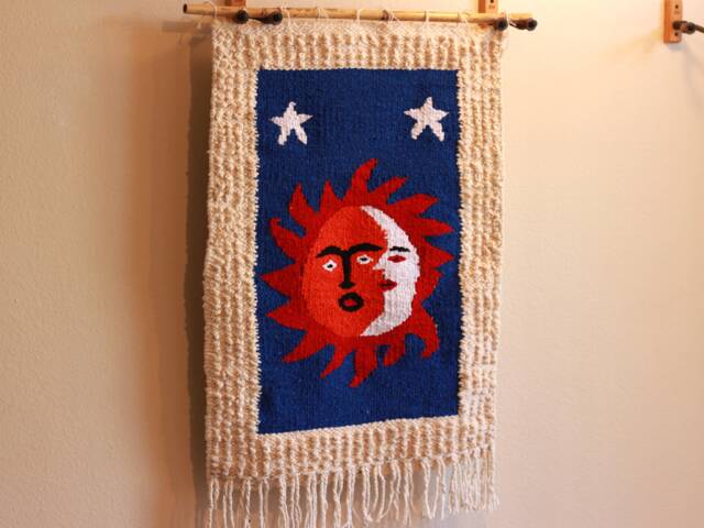 Handwoven Textile Art - Wall Decor Sun & Moon by Etsy | ufurnish.com