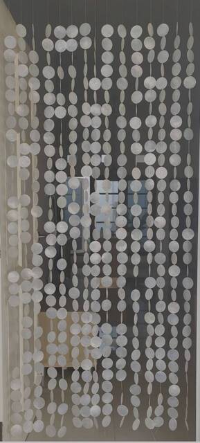 Round Customized Boho Capiz Shells Doorway Curtain, Beaded Curtain ...