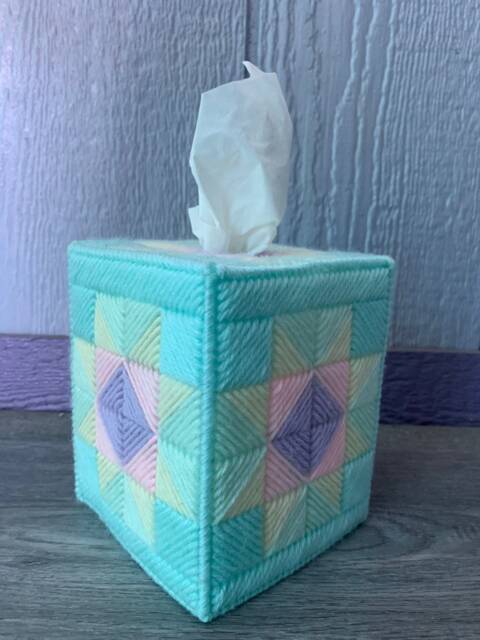 Pastel Tissue Box Cover - Handmade Easy Gifts For Friends, Parents ...