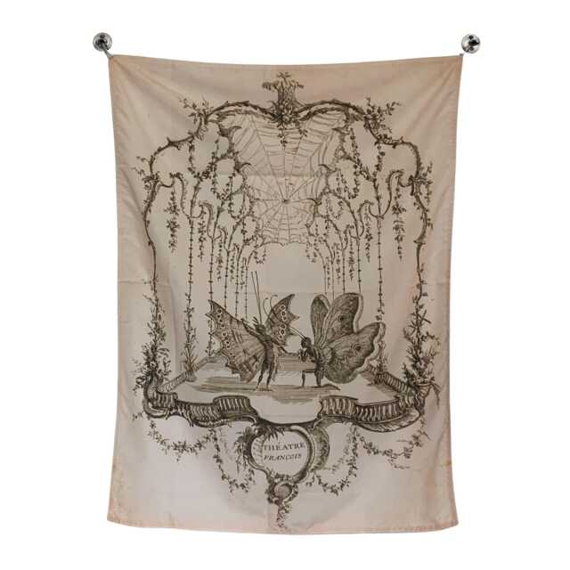 Artwork From 1700S Human Butterfly French Theatre Tapestry Wall Hanging ...
