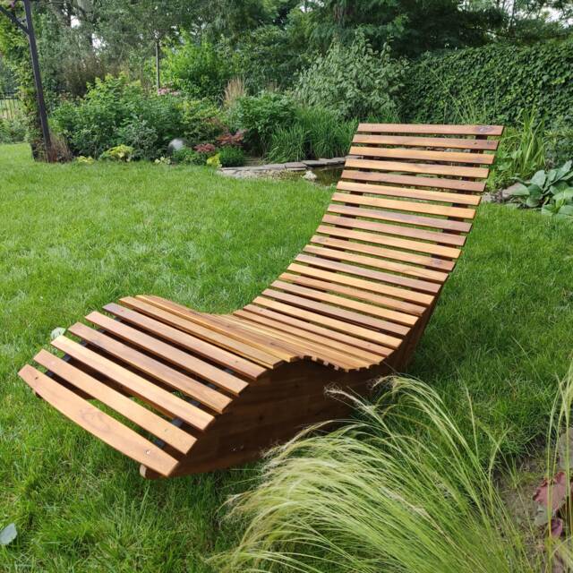 Garden Chair, Patio Chairs, Outdoor Deck Wooden Furniture, Lounger ...