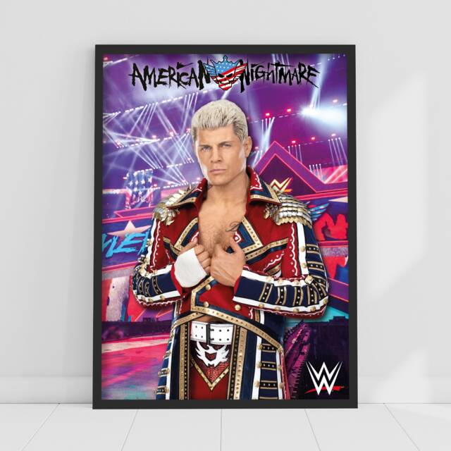 Wwe Print - Cody Rhodes Crowd Poster Wrestling Wall Art by Etsy ...