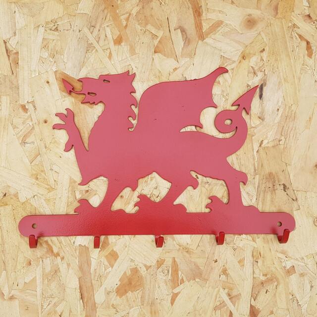 Metal Red Welsh Dragon Key Holder - Made in Wales Art House Warming ...