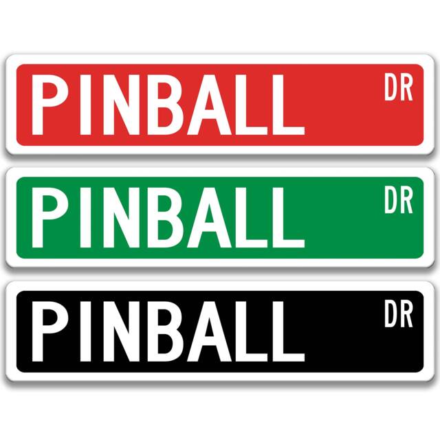 Pinball Sign, Game Room Decor, Lover, Man Cave Wall Art, Arcade Machine ...