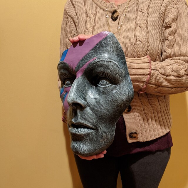 David Bowie Art Sculpture, Celebrity Wall Art, Ziggy Stardust, Object ...
