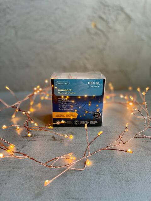 Lumineo Wire Lights - Copper Wired Fairy Lights Decorative House ...