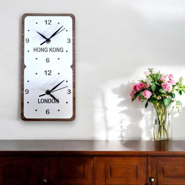 Custom Vertical Time Zone Clock Personalized Colors & Names by Etsy ...