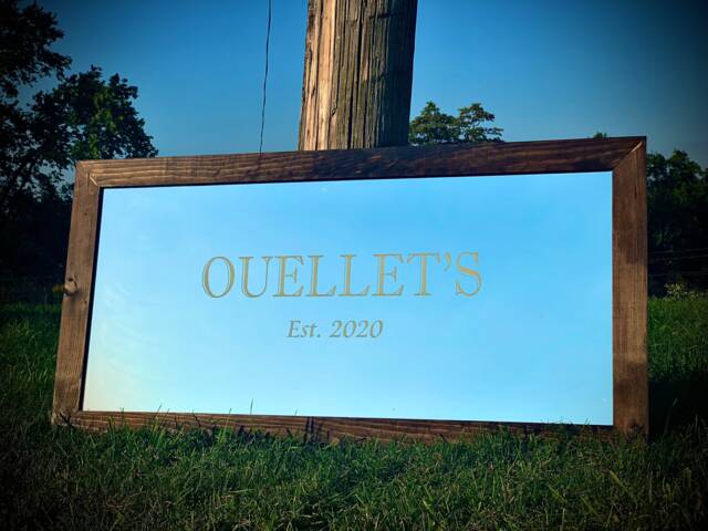 Custom Large Name Mirror-Large Wall Mirror-Personalized Entryway Mirror ...