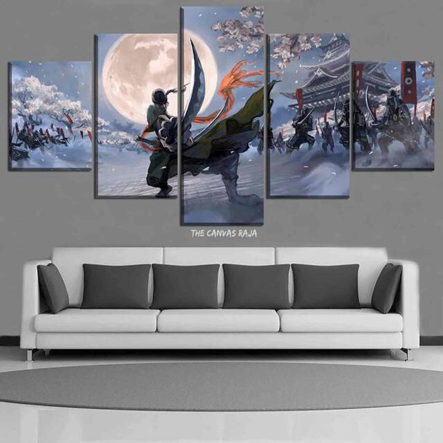 Japanese Samurai Manga Anime Wall Print Zorro Poster Gift Art Decor ...