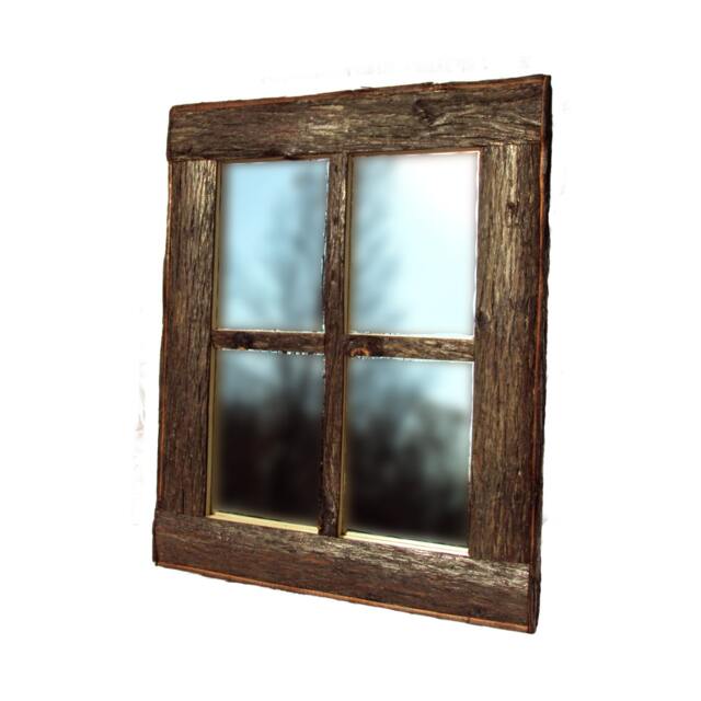 Rustic Cedar Window Pane Mirror Four-Lite Wall Decor by Etsy | ufurnish.com