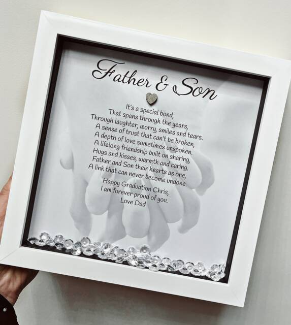 Personalised Father & Son Verse Frame by Etsy | ufurnish.com