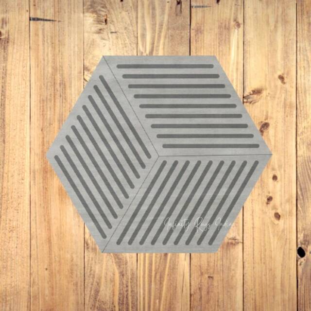 Button Shaped Rug, Hand Tufted Area Wool Carpet, Funky Unique Rug For ...