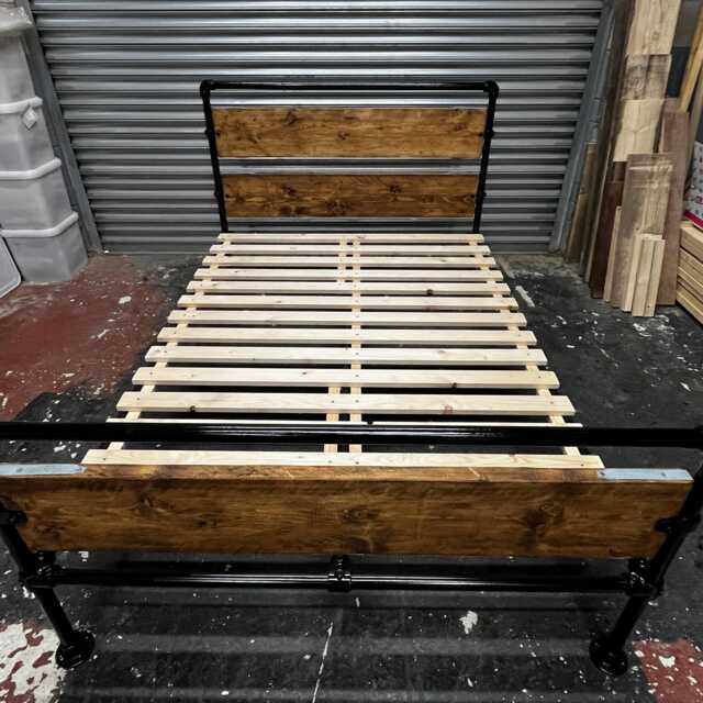 Alajuela - Our Bespoke Scaffold Rustic Heavy Duty Bed Frame Industrial ...