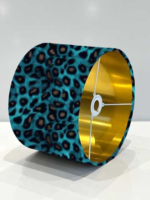 Handmade By Order Luxury Blue Leopard Animal Skin Dots Pattern On ...