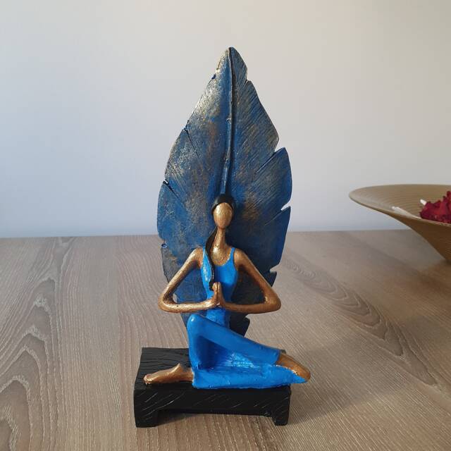 Women Yoga Pose Statue, 9.45 Inches, Gifts, Decor, Lover, Teacher ...