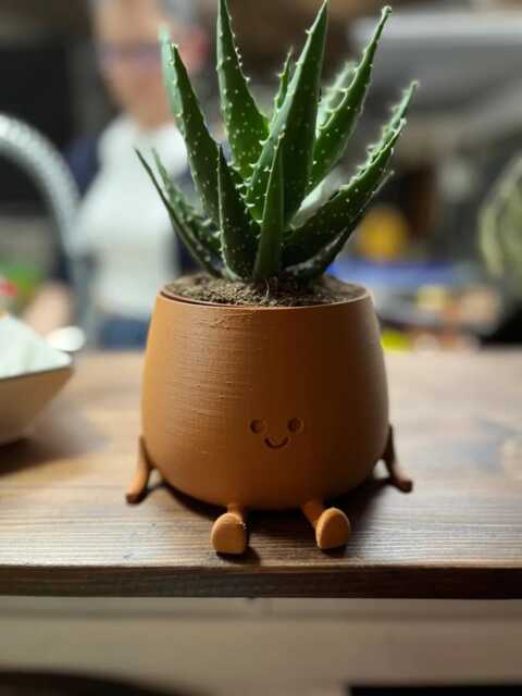Official Happy Face Pot Planter - Choose Your Colour Sitting Pot, Funny ...