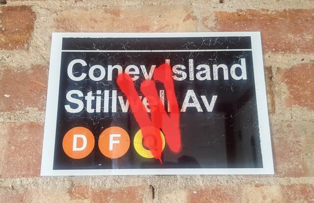 The Warriors Vintage Retro Mancave Nyc Subway Metal Wall Sign , 1979 ...