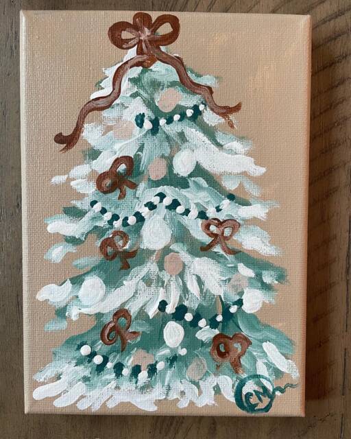 Assorted Christmas Tree Paintings by Etsy | ufurnish.com