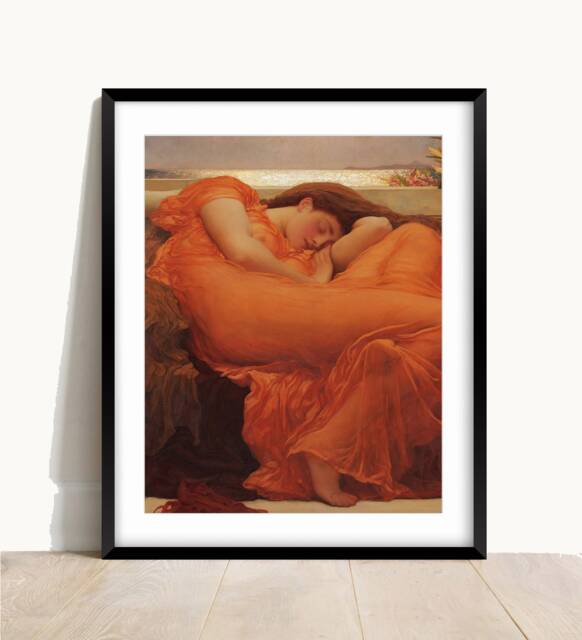 Frederic Leighton's Flaming June Print Fine Art Paper Poster by Etsy ...